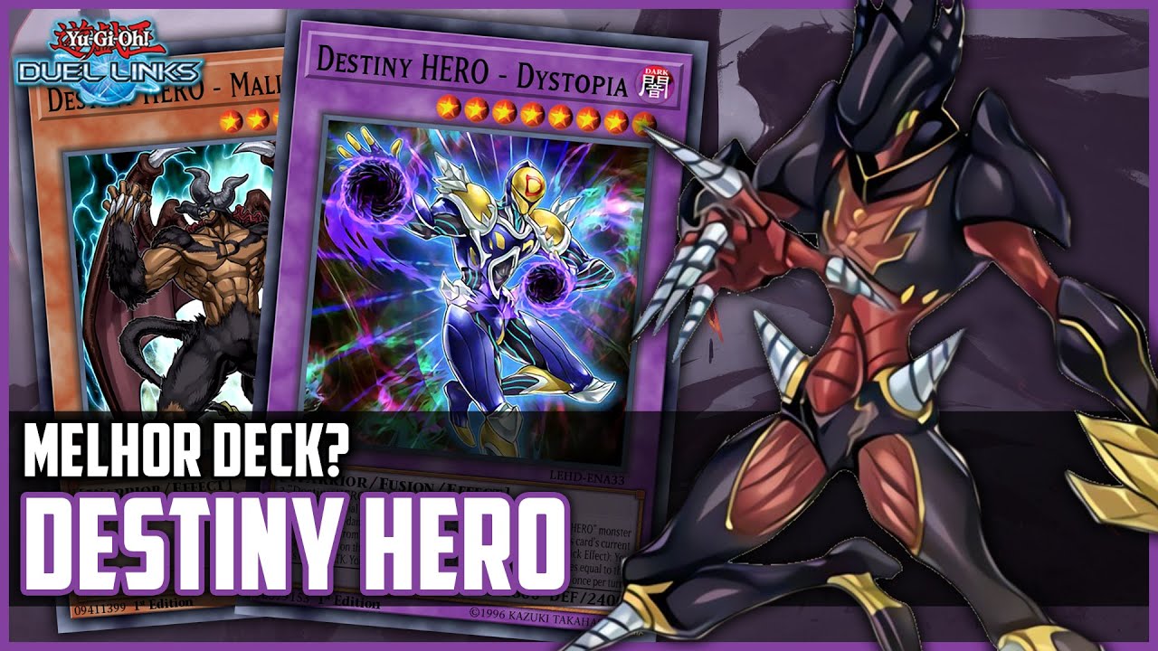 DESTINY HERO: MELHOR DECK PÓS BANLIST?! [Duel Links] - YouTube