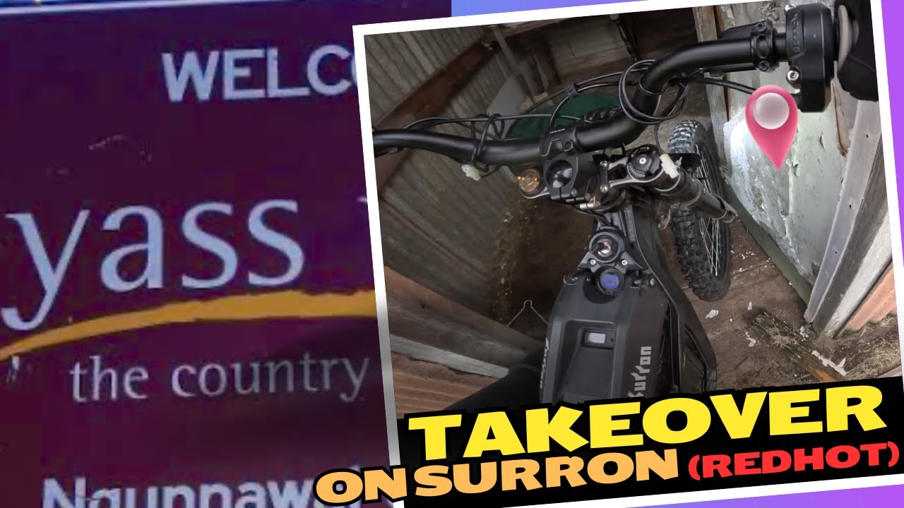 SURRON TAKEOVER IN SMALL COUNTRY TOWN! - YouTube