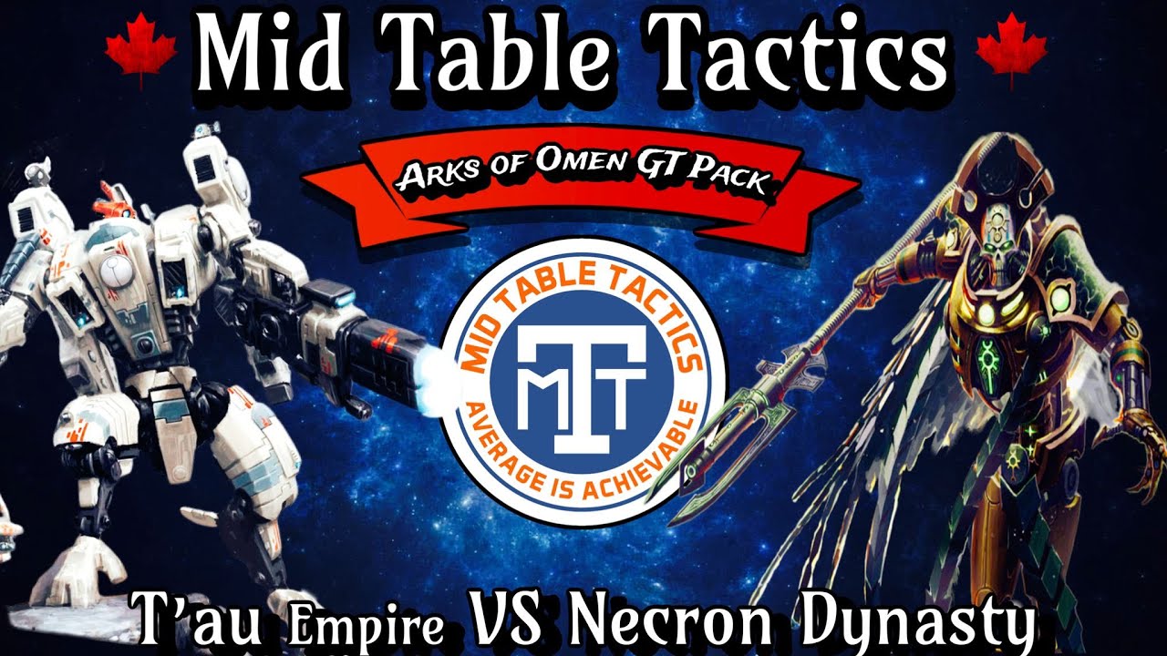 Mid Table Tactics Tau Vs Necrons - YouTube