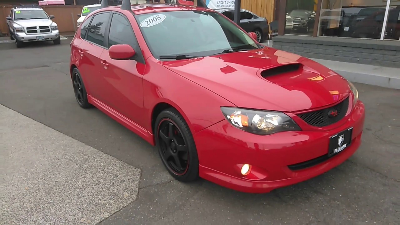 "Live Video Walk Around" 2008 SUBARU IMPREZA WRX HATCHBACK 5SPEED ...