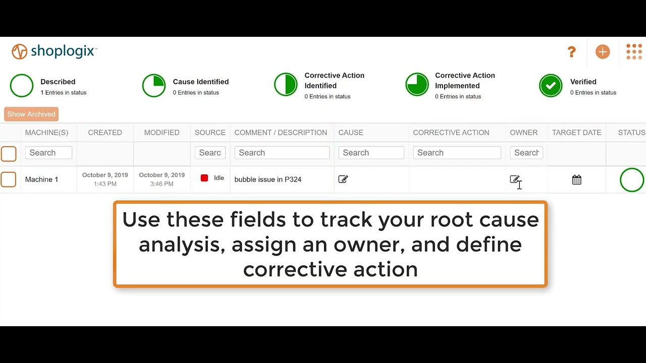 Shoplogix Action Plan Tutorial - YouTube