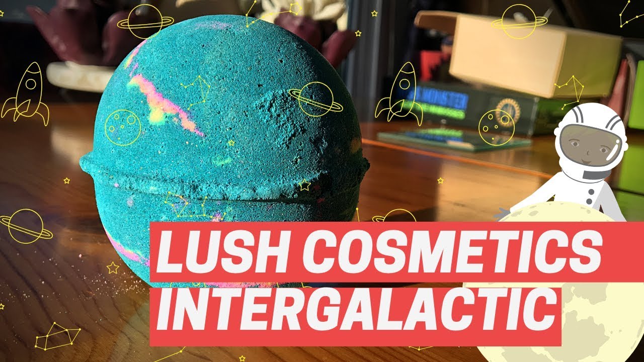 LUSH | Intergalactic Bath Bomb Review - YouTube