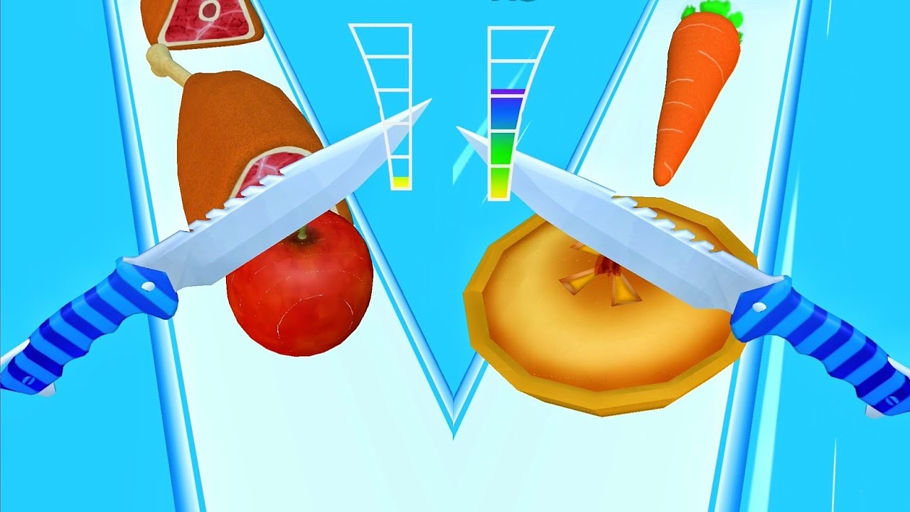 Food Slicer! Very satisfying and relaxing ASMR slicing game - YouTube