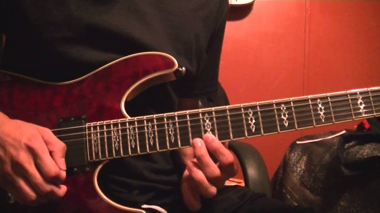 Falling In Reverse- Good Girls Bad Guys guitar solo lesson - YouTube