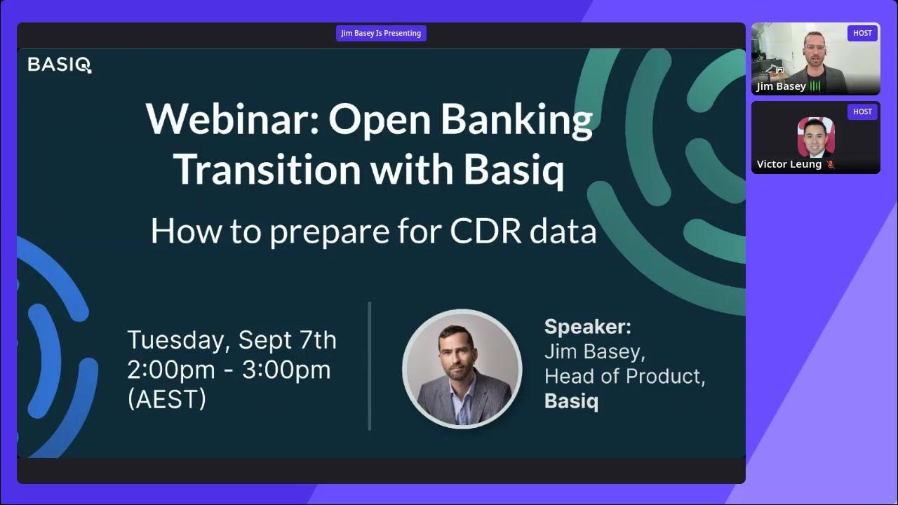 Webinar: Open Banking Transition with Basiq - YouTube