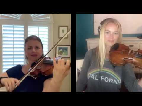 Star Spangled Banner Violin Duet with Caroline Campbell - YouTube