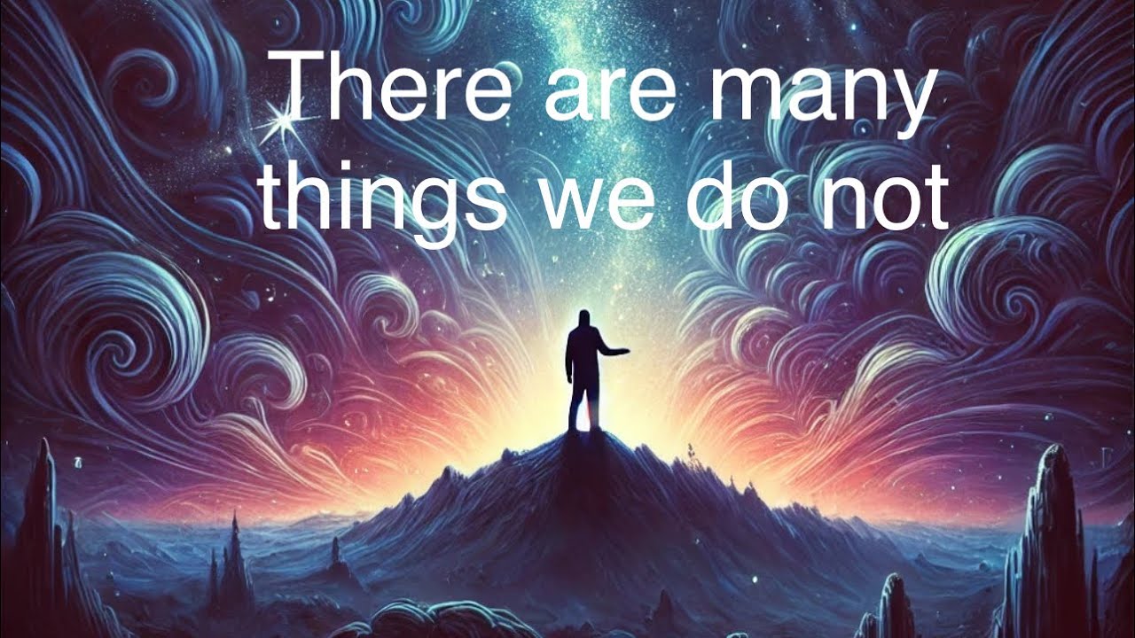 There Are Many Things We Do Not Know - YouTube