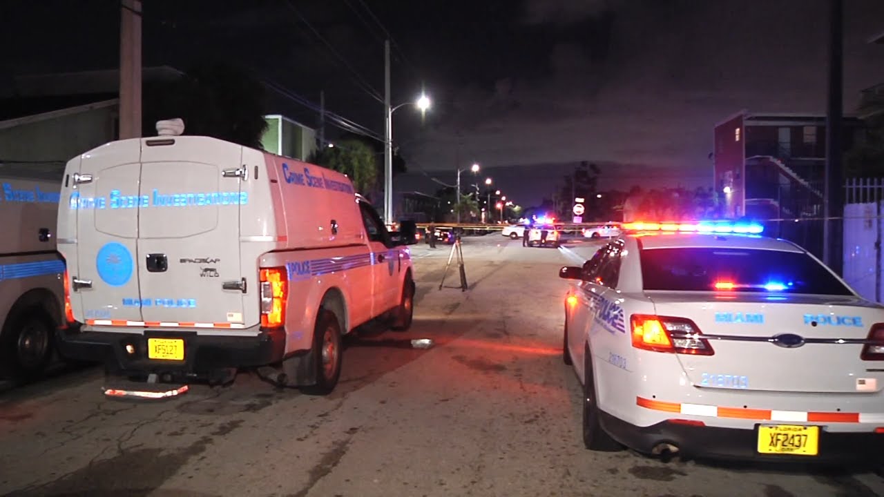 City of Miami Shooting Scene Video After 1 Man Shot And Transported To ...