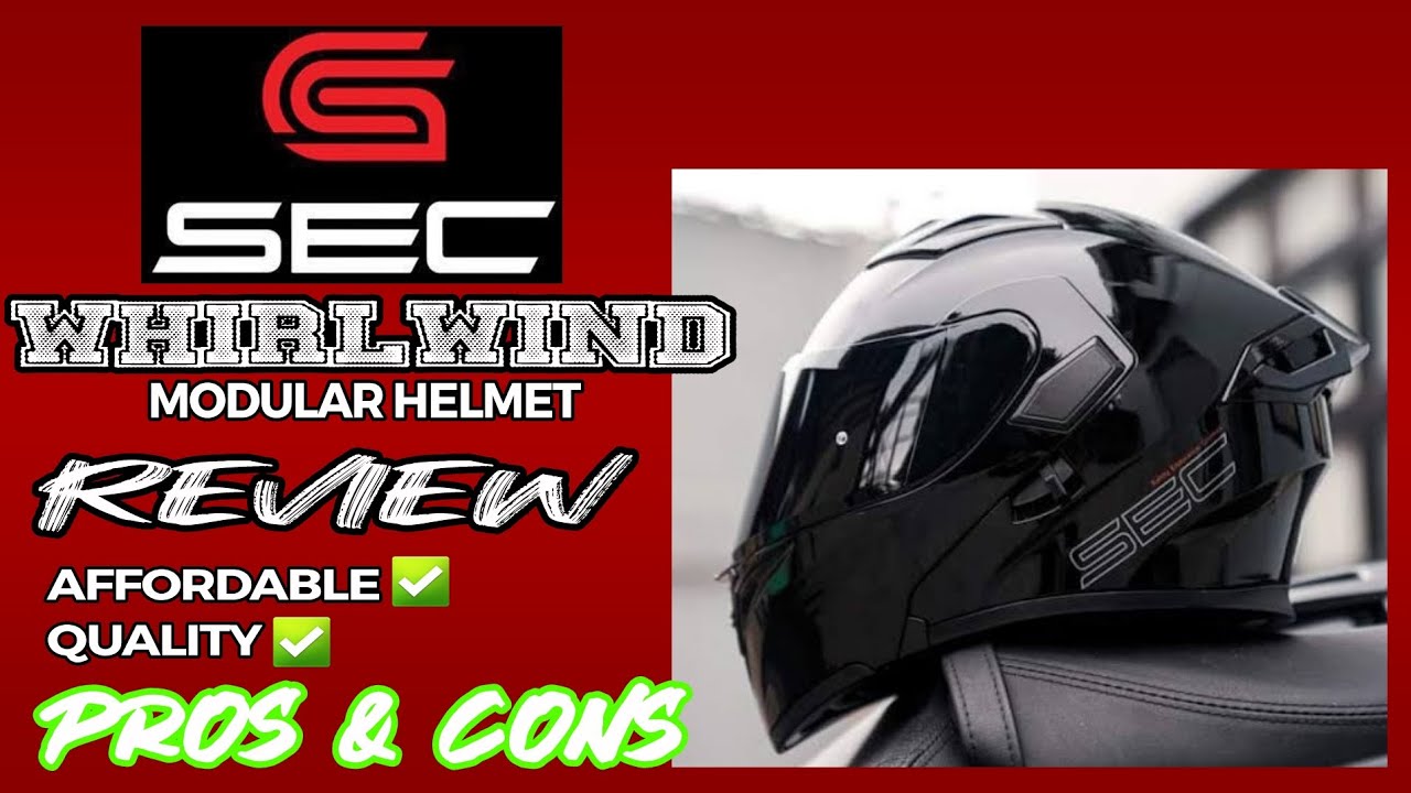 SEC WHIRLWIND REVIEW|| QUALITY HELMET SA SHOPEE - YouTube