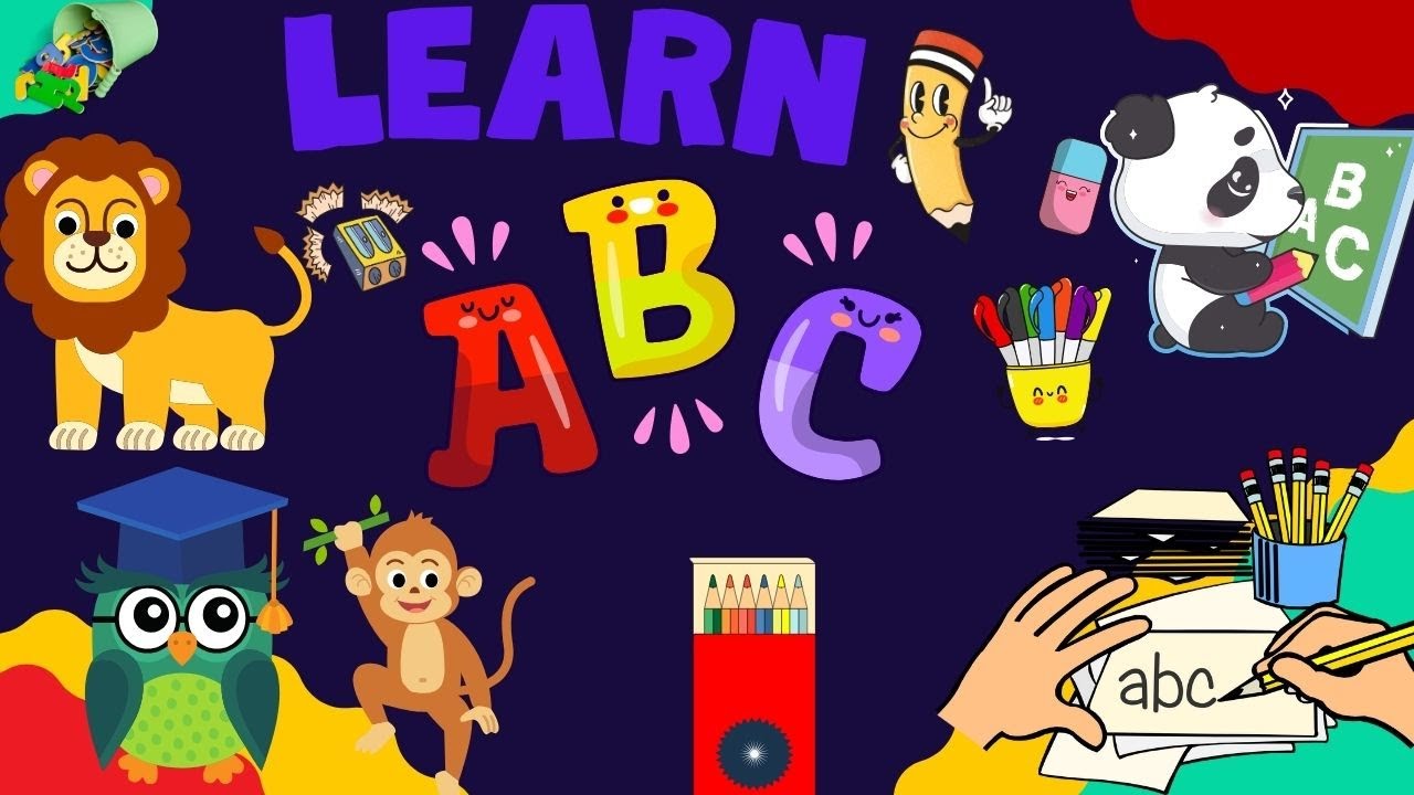 Learn ABC | Learn Alphabet with Colors | A to Z Letters | Learn ABC for ...