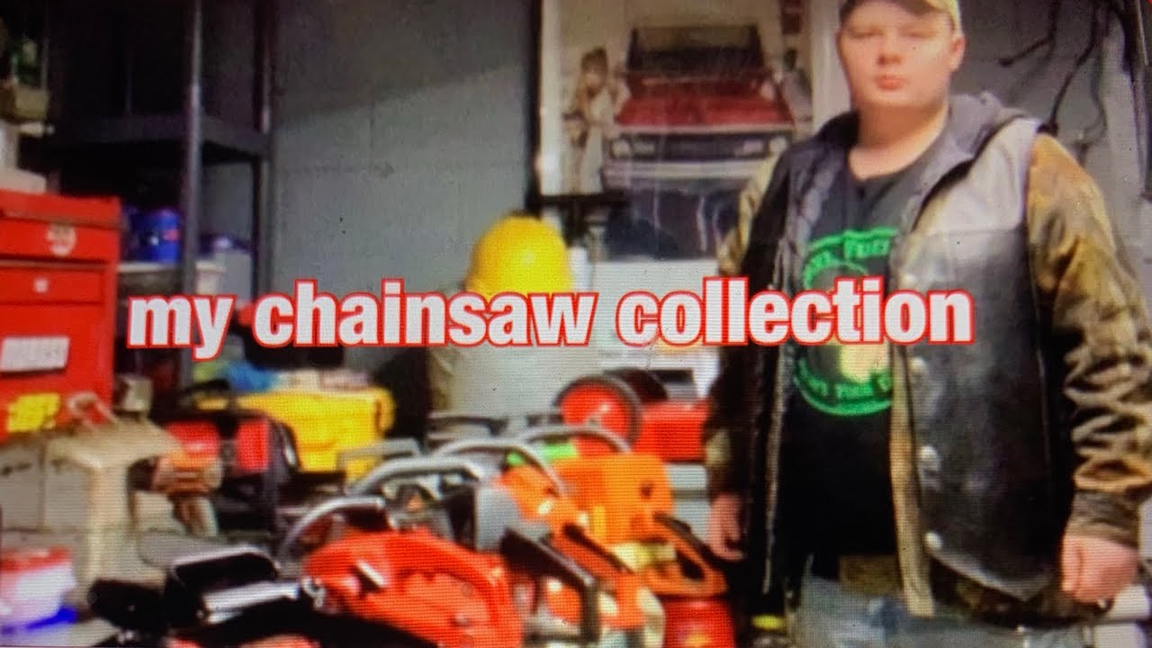 my chainsaw collection - YouTube
