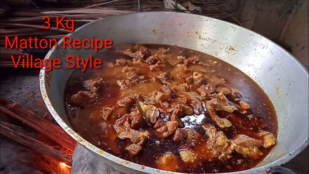 3 KG Matton Curry Recipe ||Village Style||Spice matton recipe||popy ...
