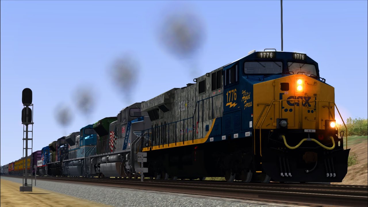 Happy July 4th! | TS20: CSX 1776, UP 1943, UP 4141, KSC 4006, UP 3300 ...