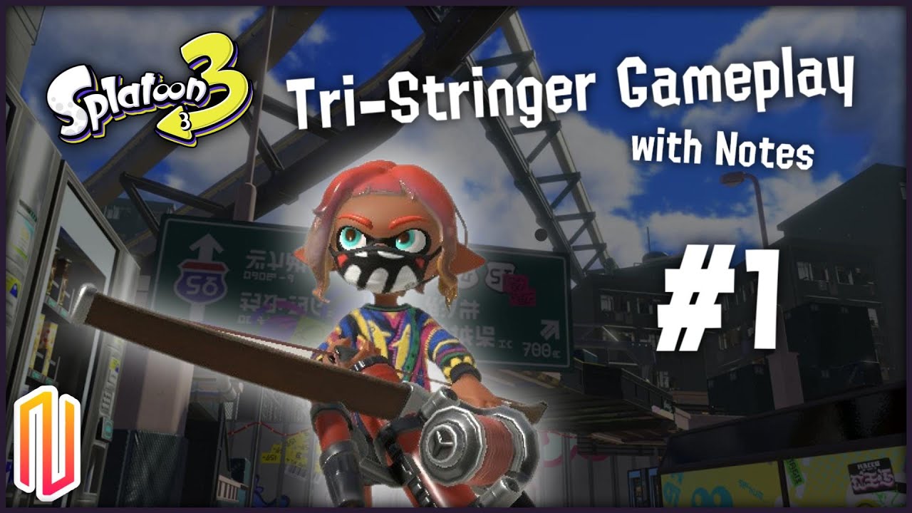 How It Looks Like to Play the Tri-Stringer | Splatoon 3 Gameplay (w ...