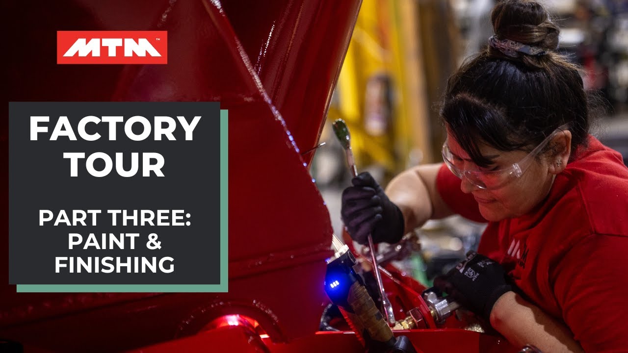 MTM Factory Tour, Part Three: Paint and Finishing - YouTube