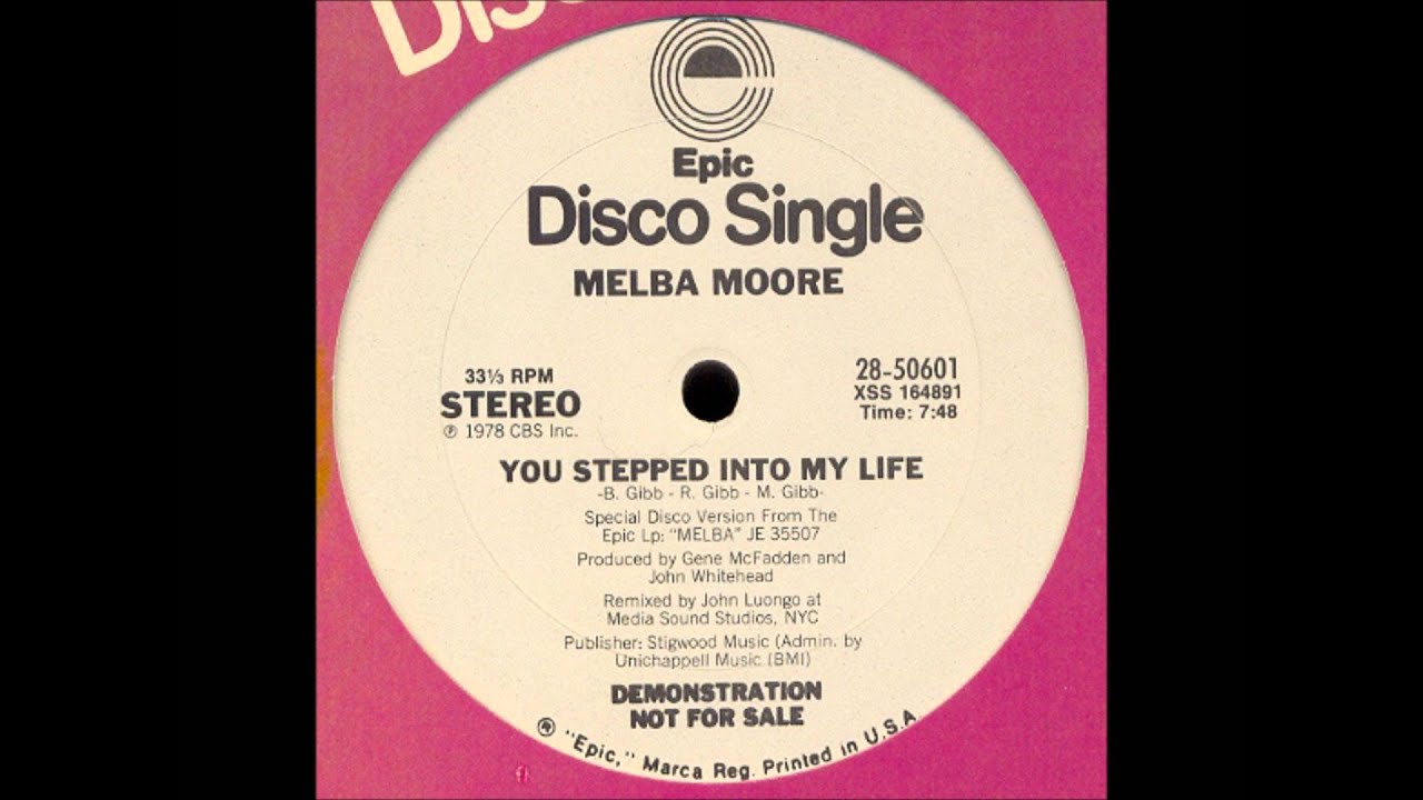 Melba Moore - You Stepped Into My Life - YouTube