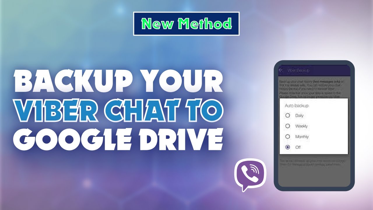 How To Backup Your Viber Chat To Google Drive 2024 | Skill Wave - YouTube