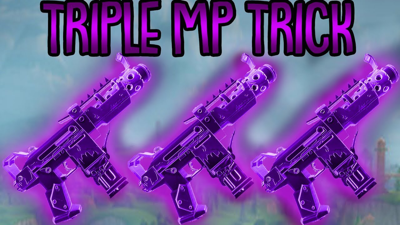 TRIPLE MP TRICK! | Nur Maschinenpistole Challenge | Fortnite Battle ...