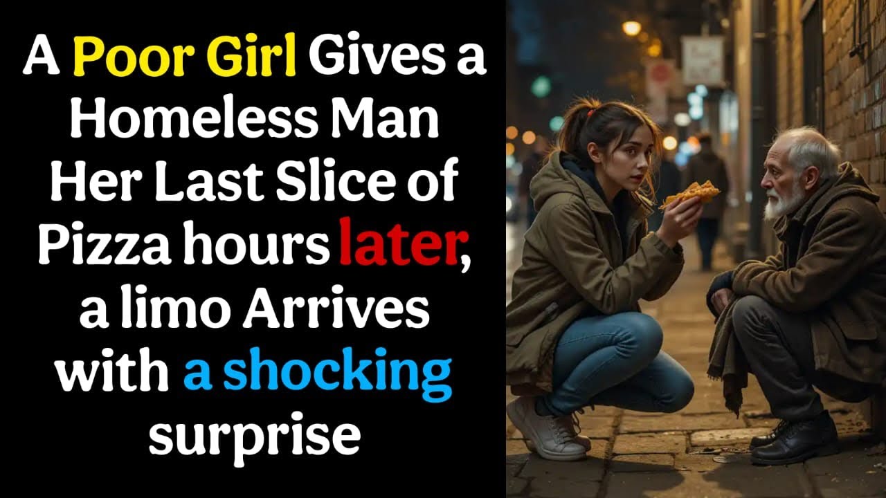A Poor Girl Gives Homeless Man Her Last Slice of Pizza hours later, a ...