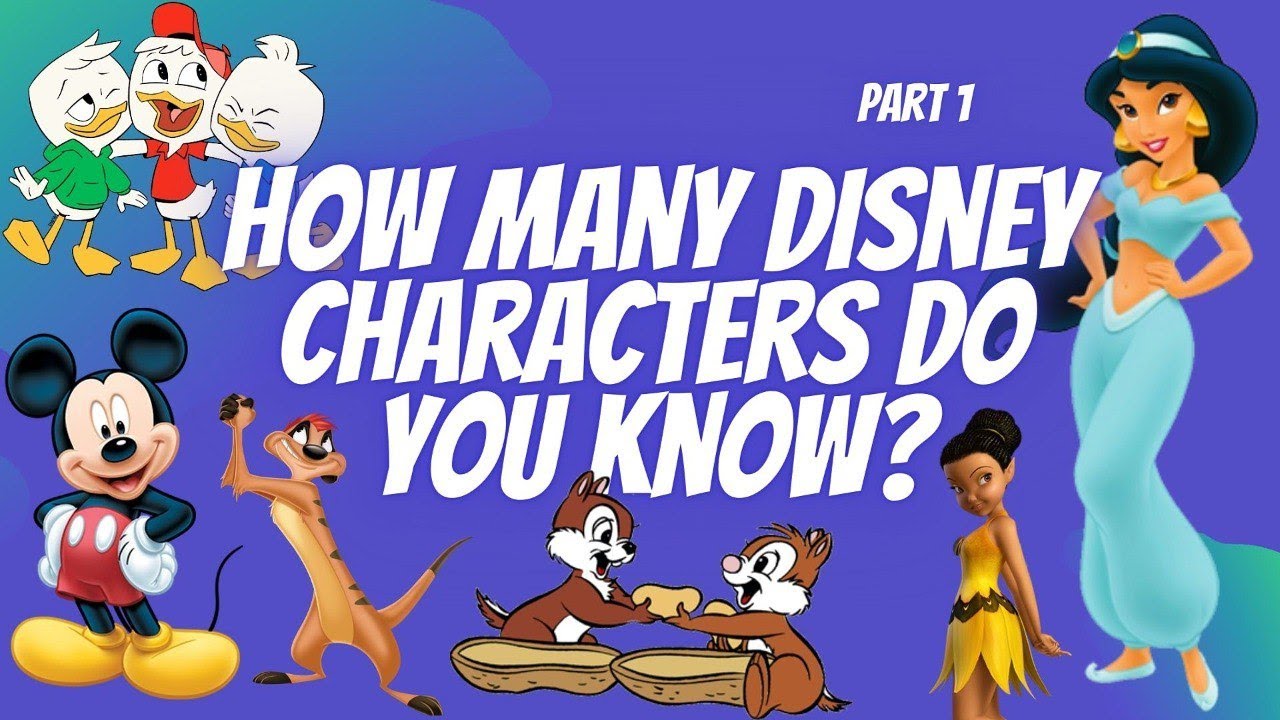 GUESS THE DISNEY CHARACTER | part 2 | Disney quiz - YouTube
