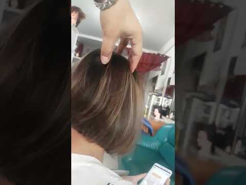 Potong rabut bob nungging cantik