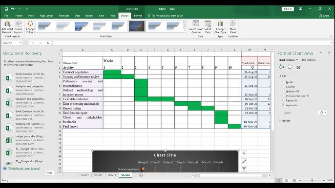 How To Create A Half Decent Gantt Chart In Excel Gantt