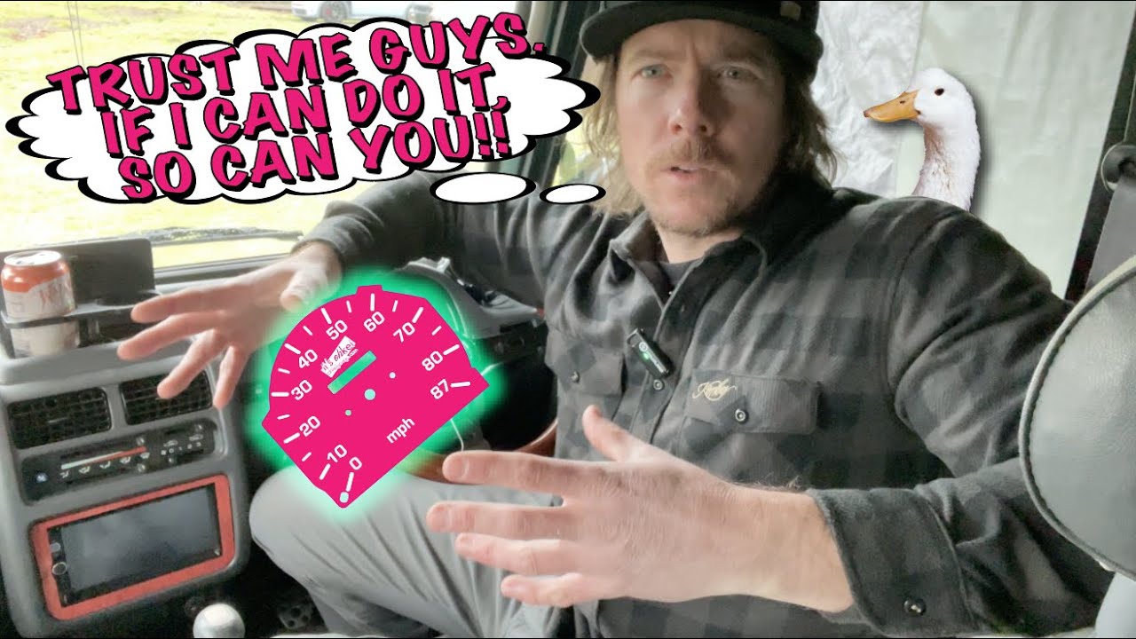 Subaru Sambar Gauge Face Plate Decal Cluster Breakdown For Installation ...