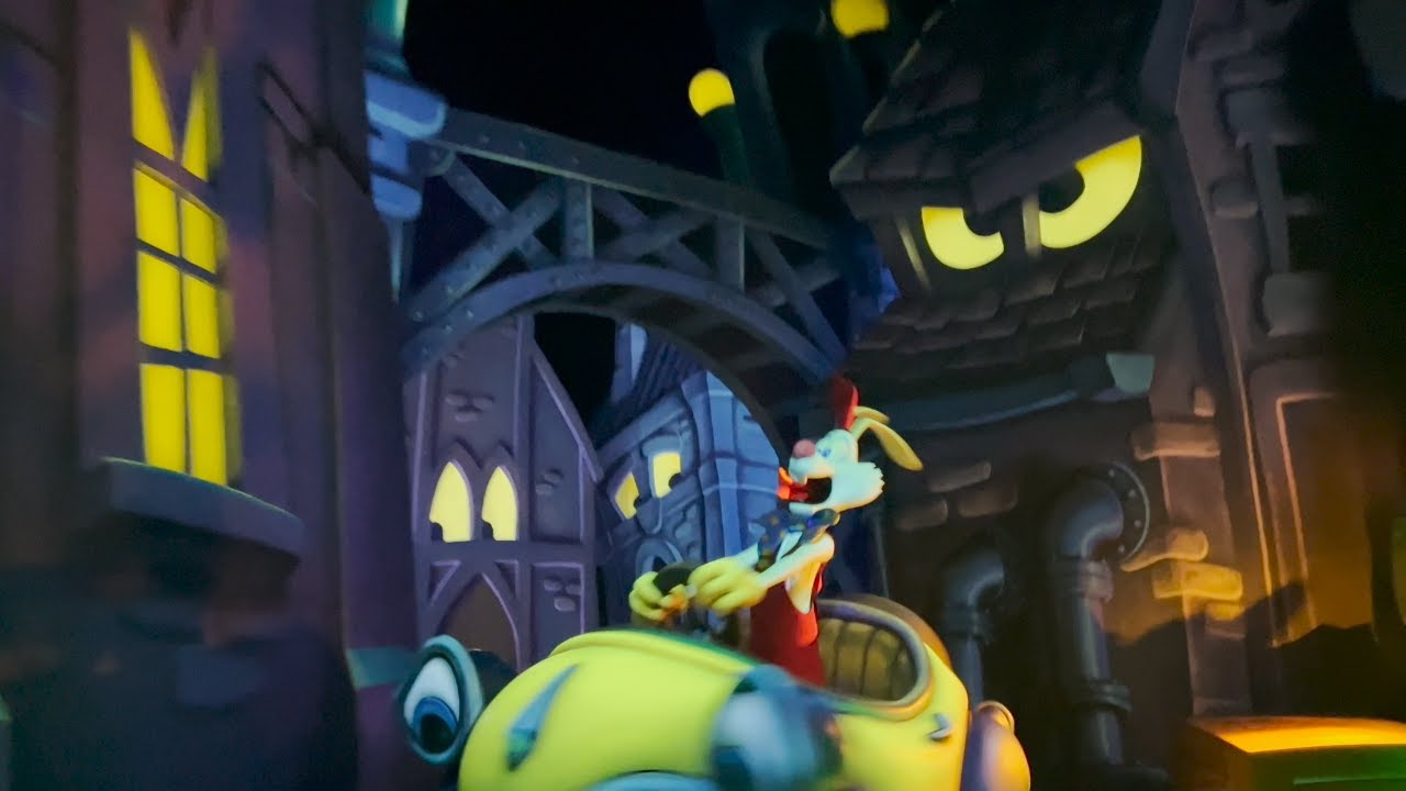 🐰 Roger Rabbit's Car Toon Spin - 4K Full Ride POV | Disneyland 03.19. ...