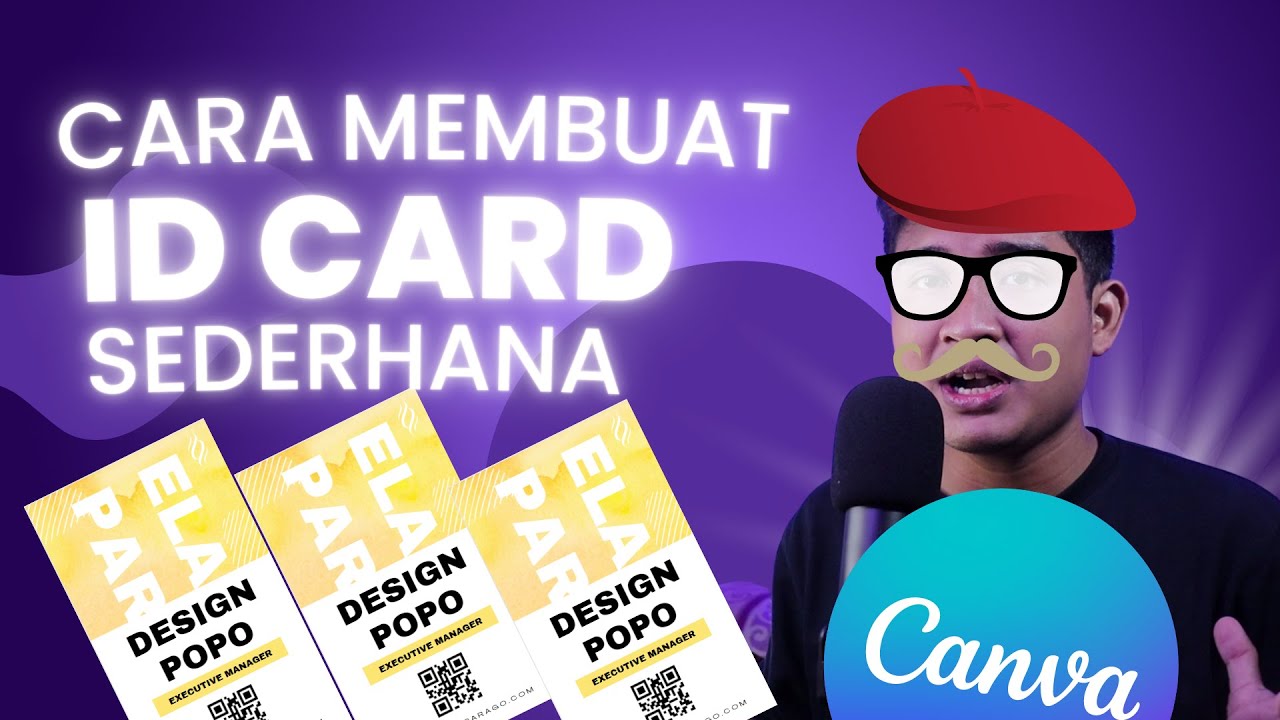 Cara membuat ID CARD modal pakai Canva - YouTube