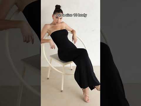 Dresses on the model vs me on a size 10 body 🖤 - YouTube