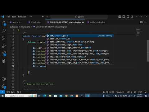 Laravel CRUD | Laravel database connection | Laravel migration | Laravel file upload - YouTube