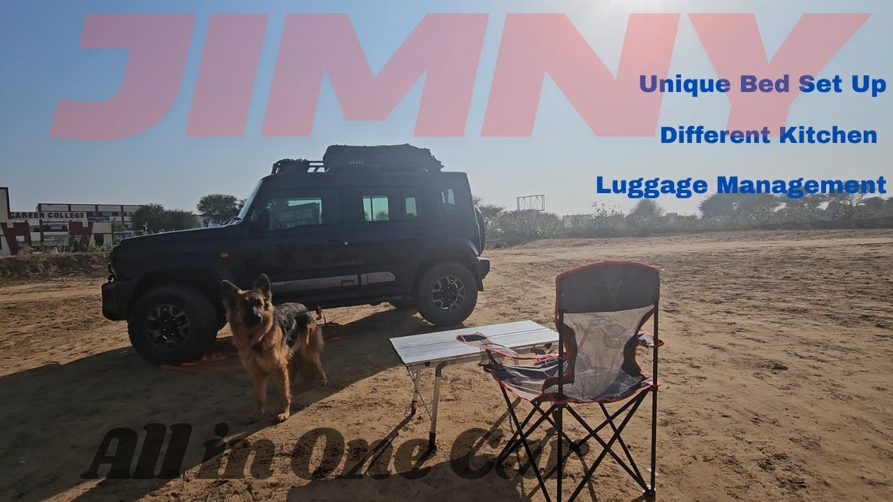 Jimny Overlanding Setup || Unique Bed Set Up || Different Kitchen Set ...
