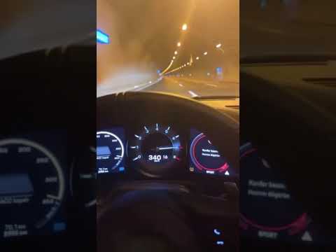 Porsche 911 turbo tünel çıkışı 350 Snap story
