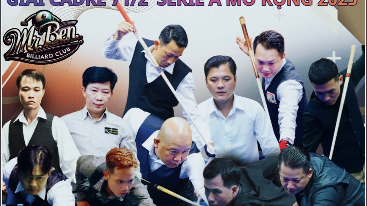 KHÁNH LAZE (MR BEN) VS HỒ NAM (HÙNG NT) - GIẢI CADRE 71/2 CUP MR BEN ...