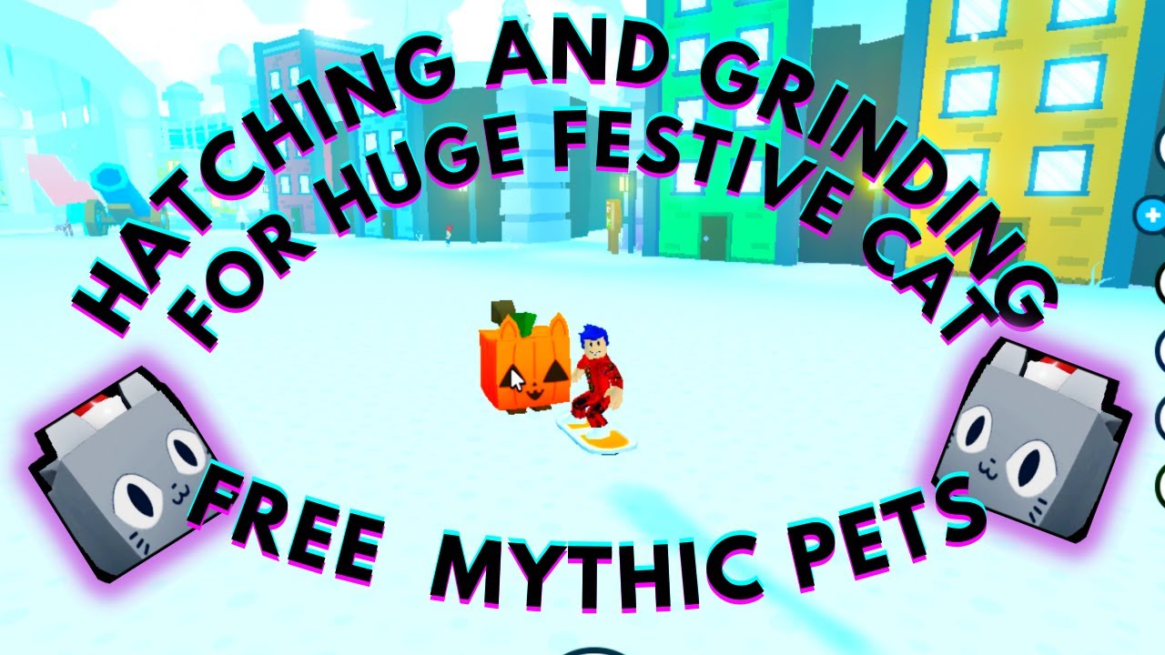 PET SIMULATOR X ( WINTER UPDATE ) HATCHING UNTILL #HUGEFASTIVECAT DAY 3 ...