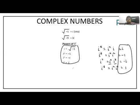 Complex Numbers - Lecture 01 - Basic Concept, Algebra of Complex ...