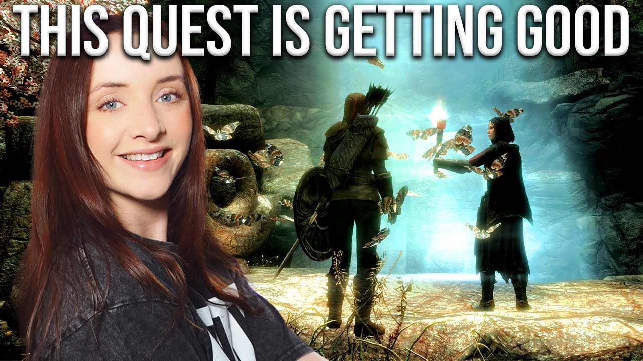 Learning to read the Elder Scrolls💙 | First Time Playing SKYRIM | LUCYJROBYN [26] - YouTube