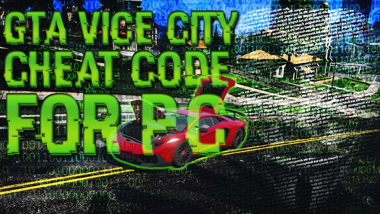 Gta Vice City Cheat Code For Pc - YouTube