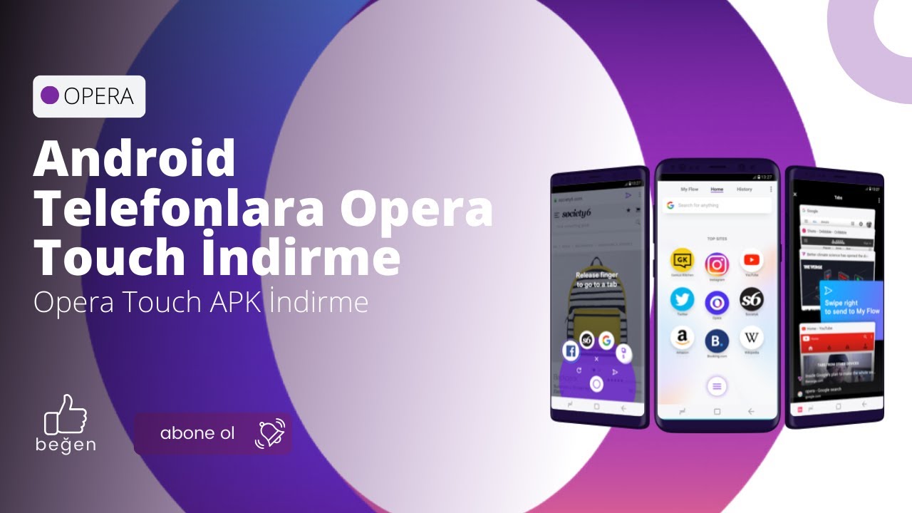 Android Telefonlara Opera Touch İndirme *** Opera Touch APK İndirme - YouTube