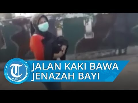 Jalan Kaki Ibu Gendong Jenazah Bayi yang Baru Dilahirkan, Polisi Beri Tumpangan