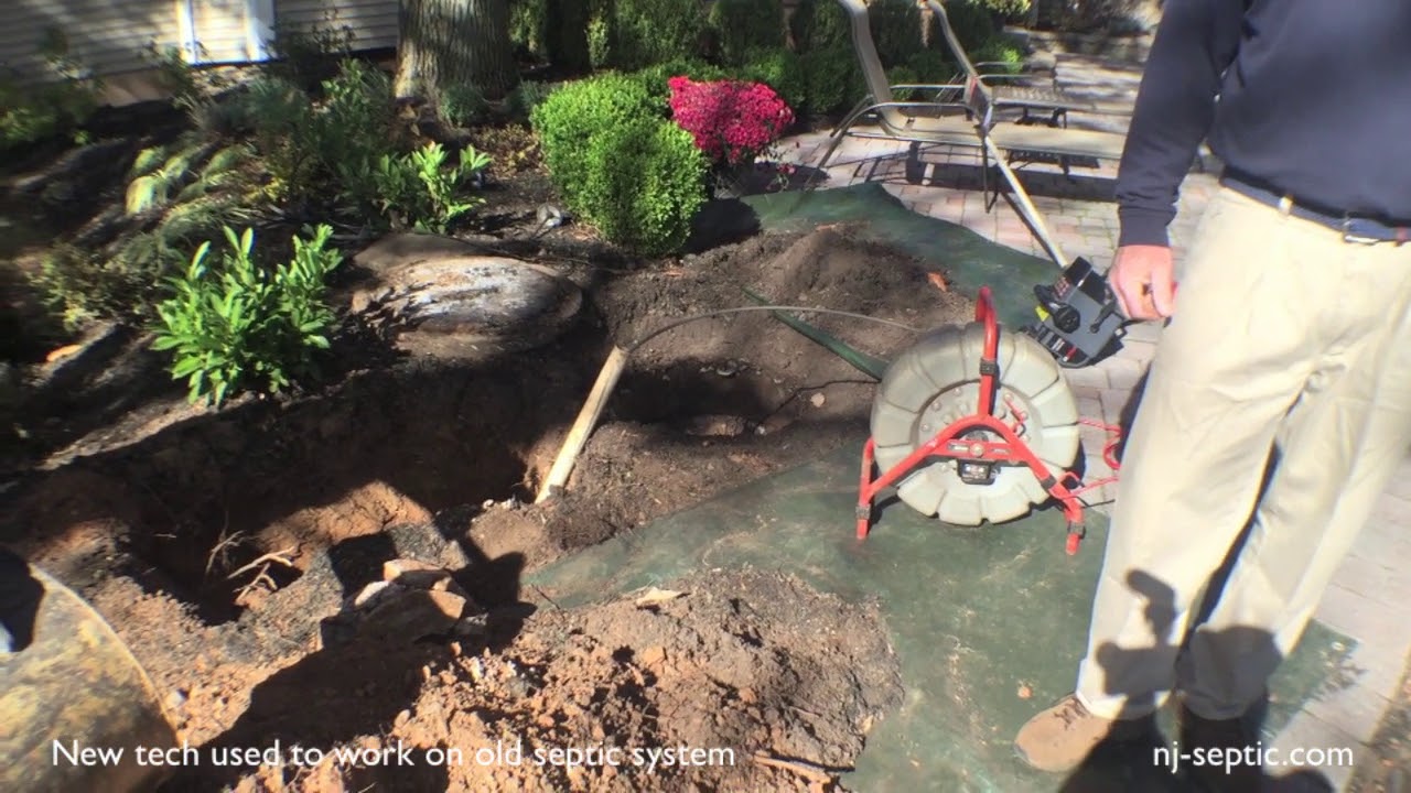Septic NJ New Tech Used To Work On Old Septic Systems - YouTube
