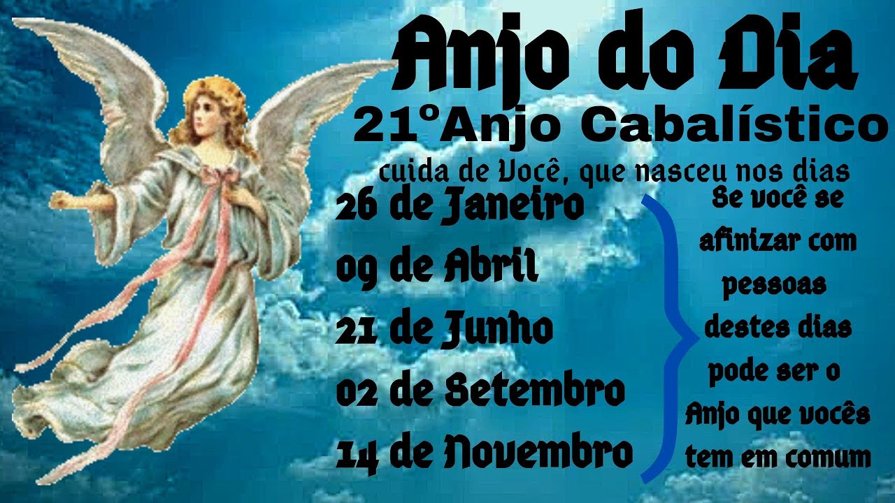 21º Anjo Cabalístico - Nelchael - YouTube