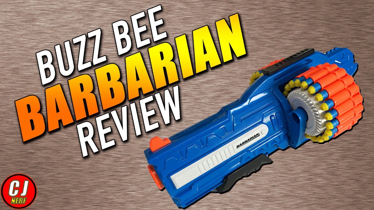 Buzz Bee Barbarian | 2017 Air Warriors Dual Drum Blaster - YouTube