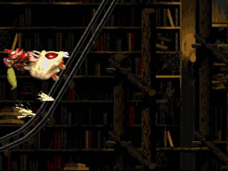 Donkey Kong Country 2 102% Walkthrough : Gloomy Gulch - Haunted Hall ...