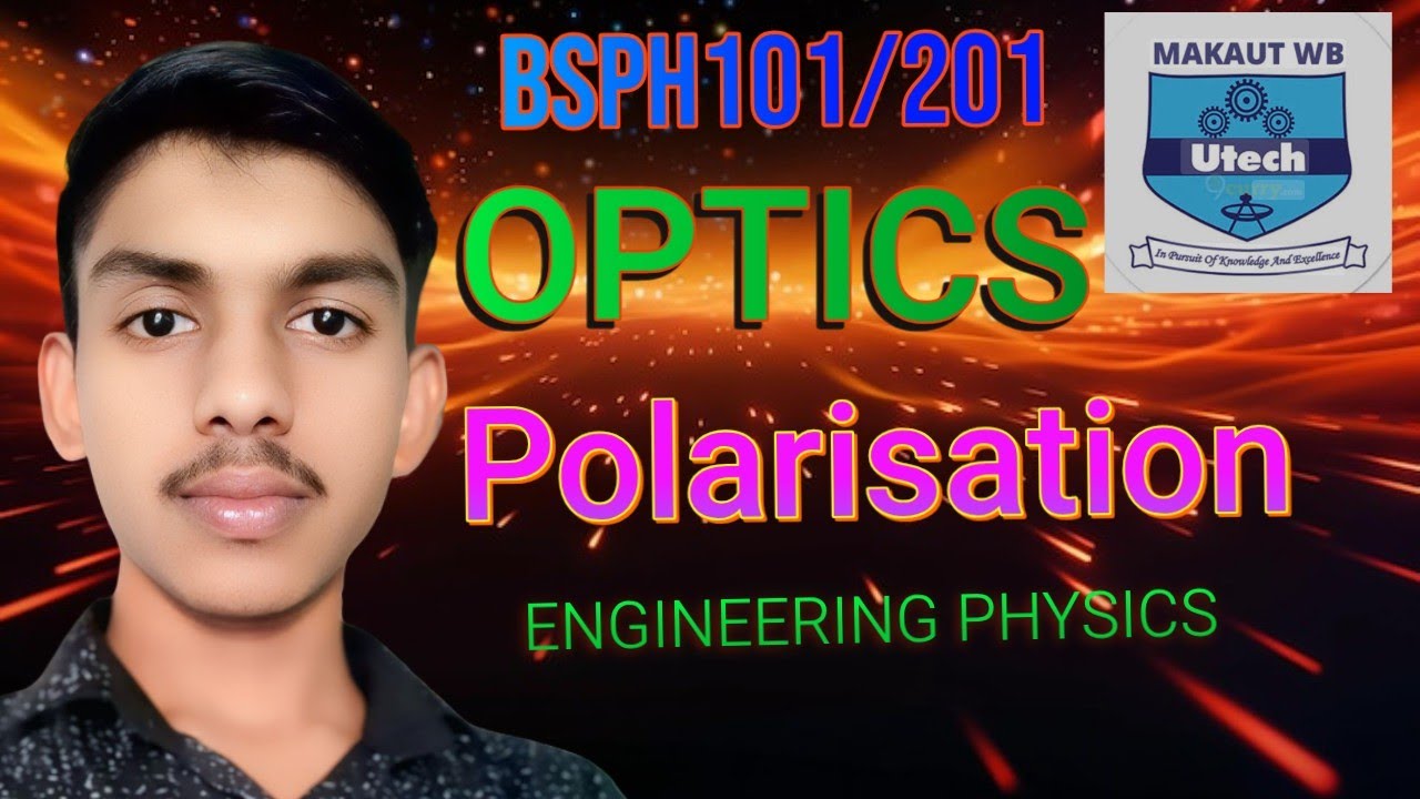Engineering physics || Optics || Polarisation || Explained easy way for ...