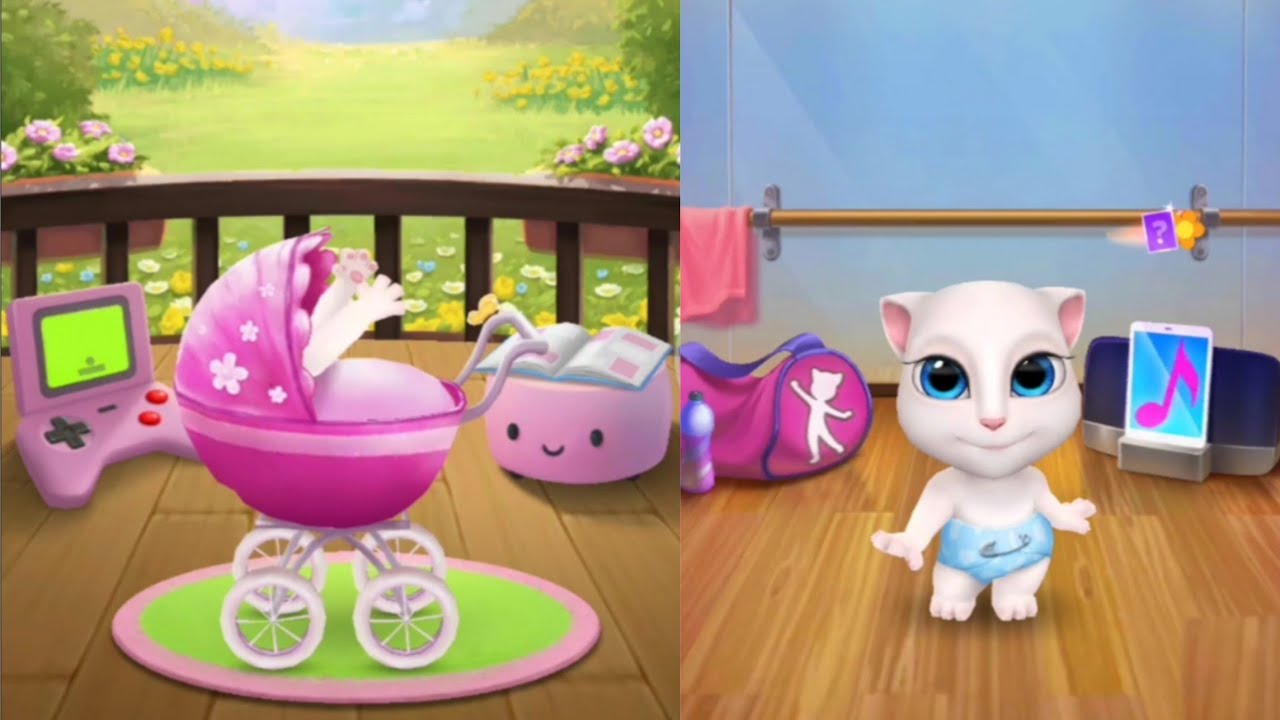 My Talking Angela - Level 1 Part 17 - YouTube