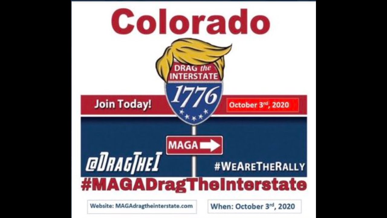 Colorado MAGA Drag the Interstate Oct 3rd, 2020 - YouTube