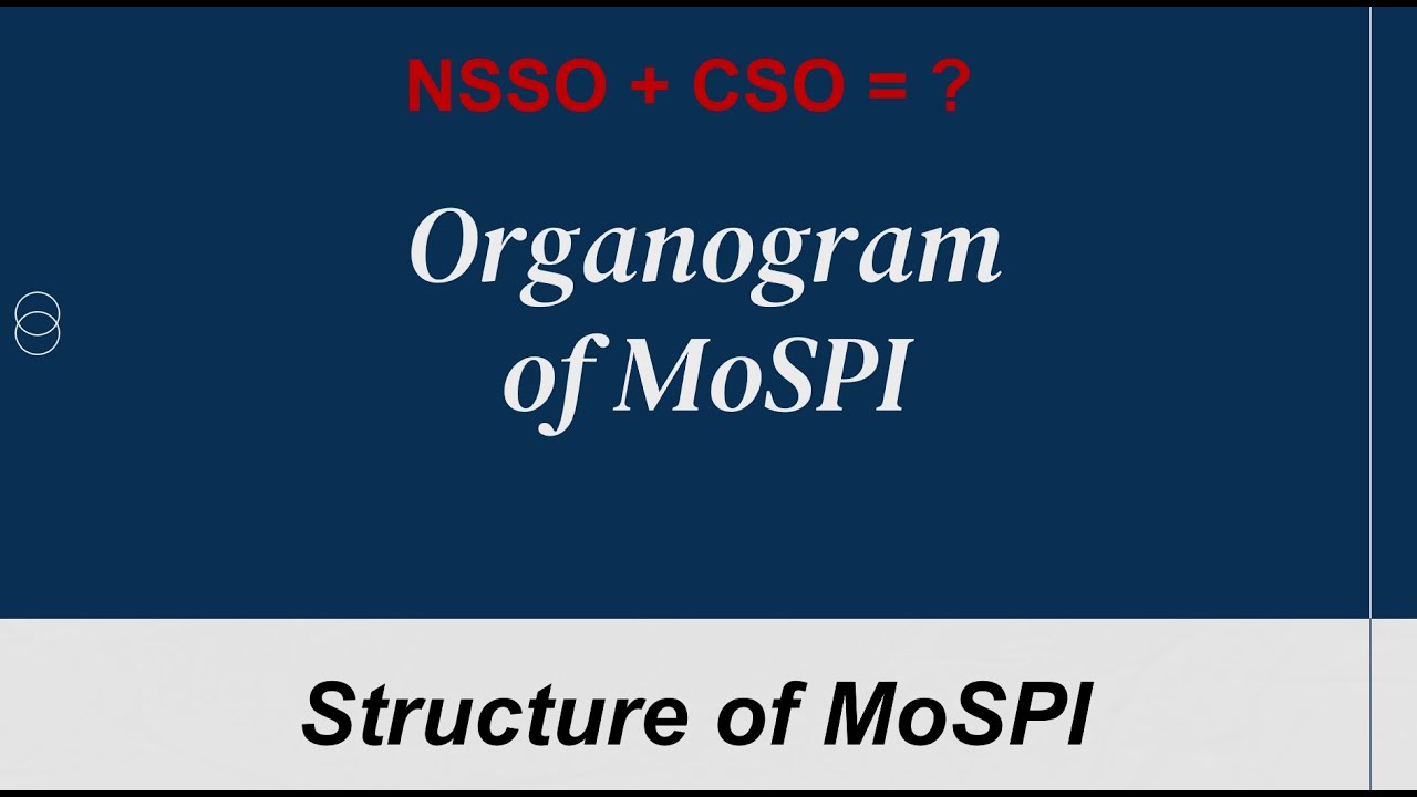 Organogram/Structure of MoSPI | ISS | Official Statistics | Stats ...