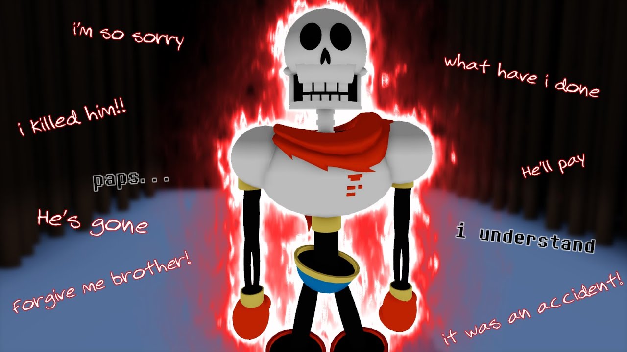 Undertale: Last Corridor Snowdin Encounter Dustbelief Papyrus Gameplay ...