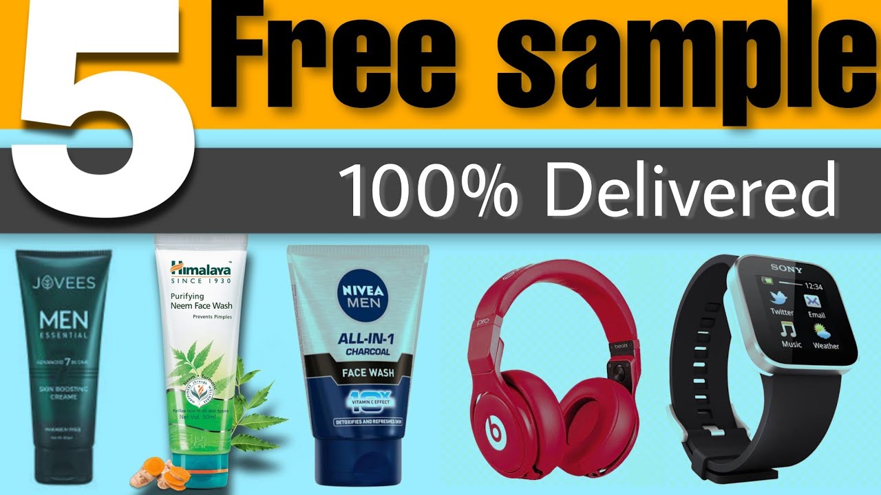 5 Free sample product in India | delivered proof | free Productsl How ...